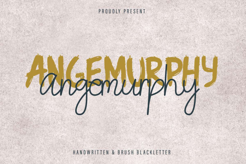 Angemurphy Script Font Duo | Font Scoop