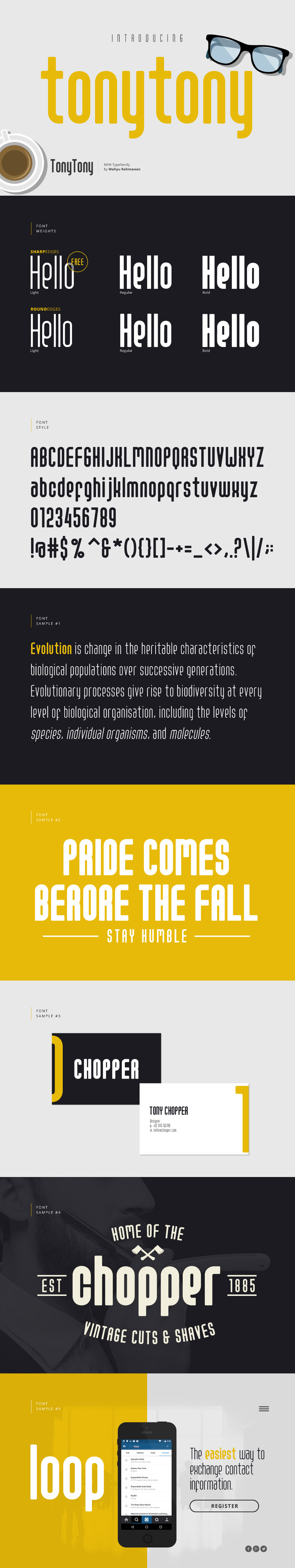 Tony Tony Free Font | Font Scoop