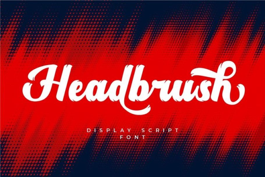 Headbrush Font | Font Scoop
