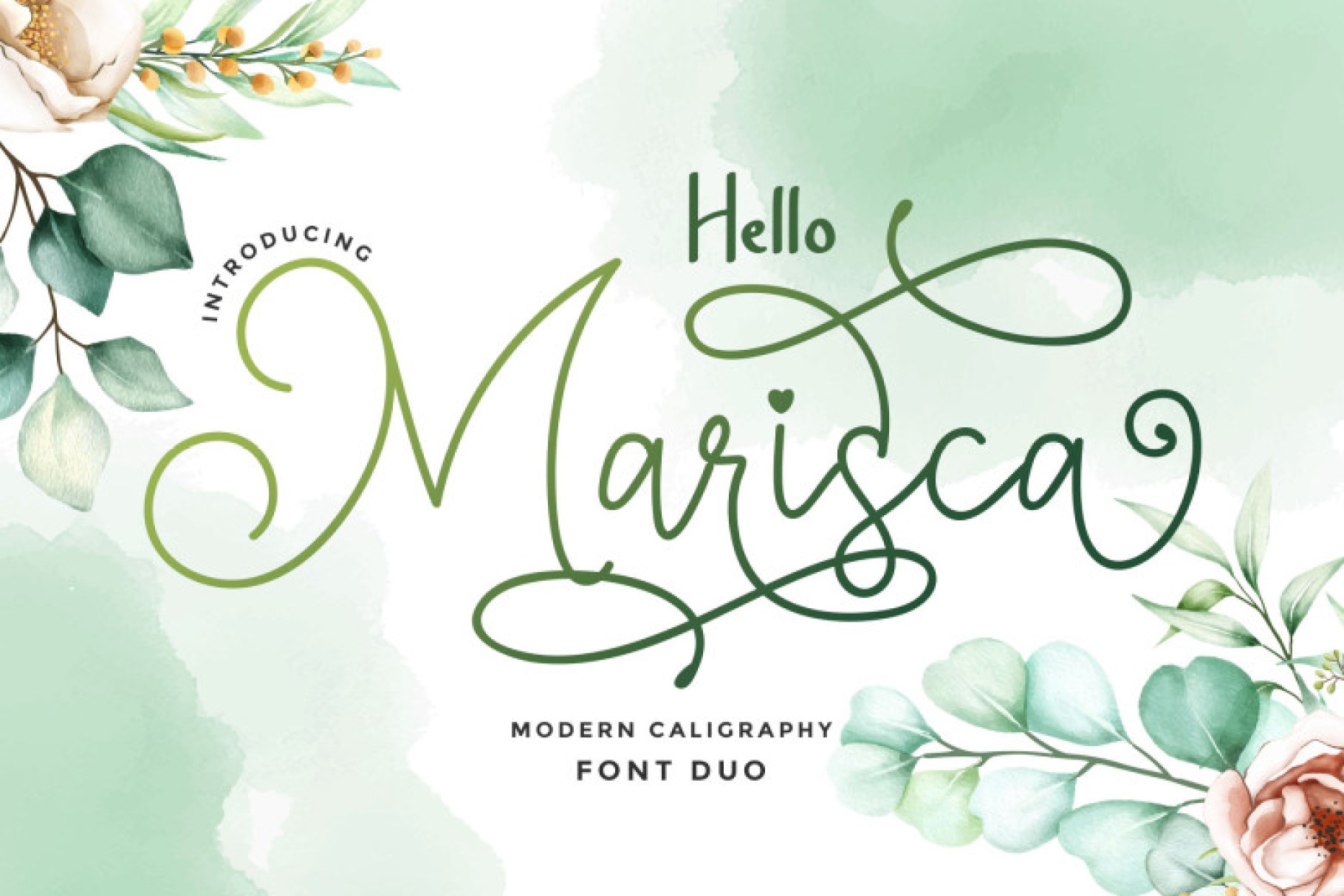 Hello Marisca Font Duo | Font Scoop