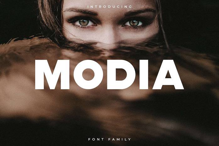 Modia Font Family | Font Scoop