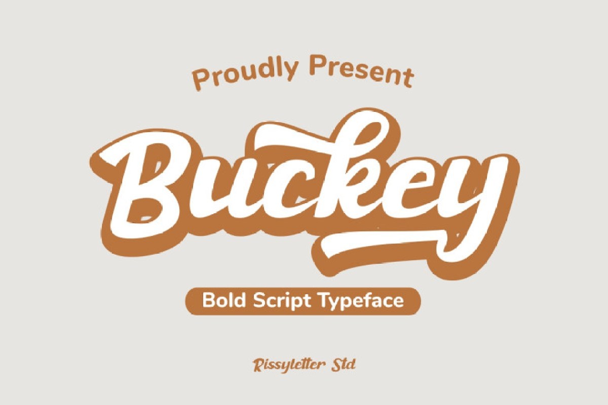 Buckey Typeface | Font Scoop