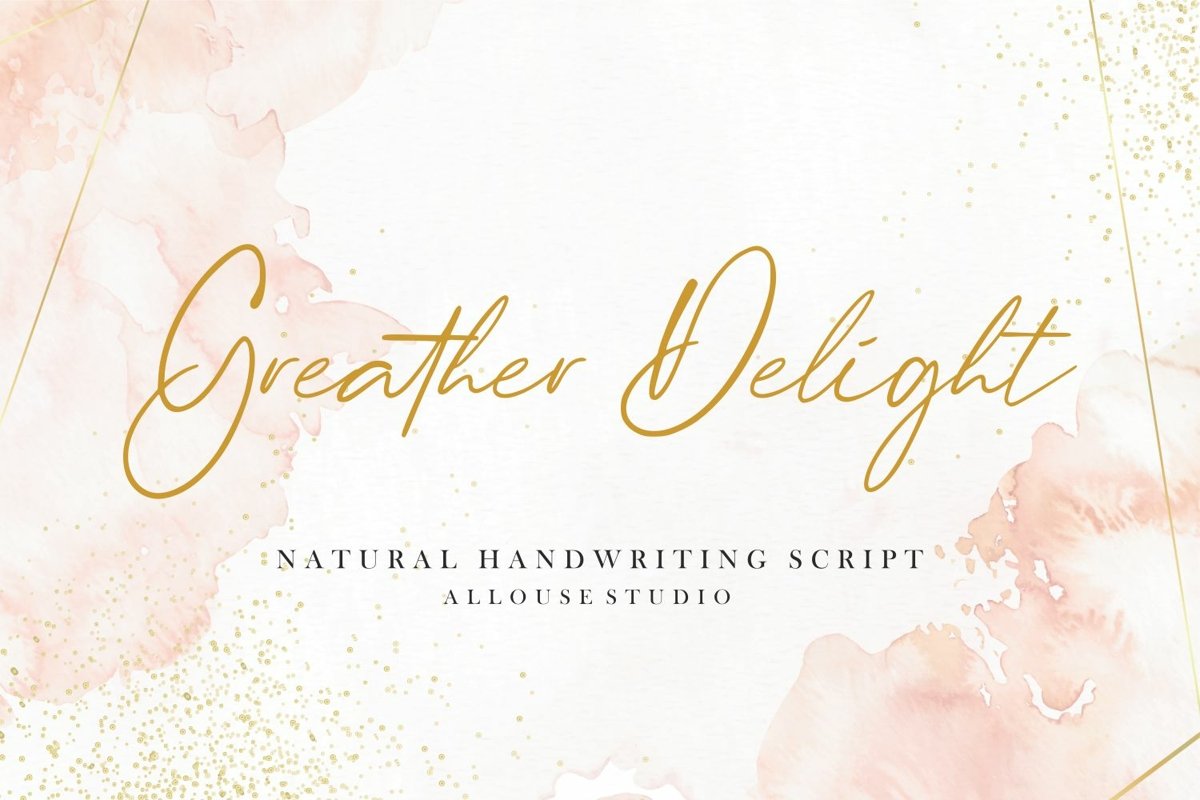 Greather Delight Font Download Free | Font Scoop