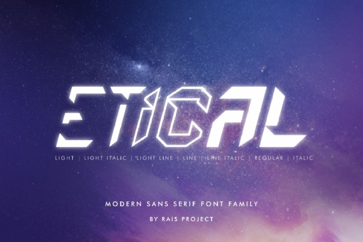 Etical Font | Font Scoop