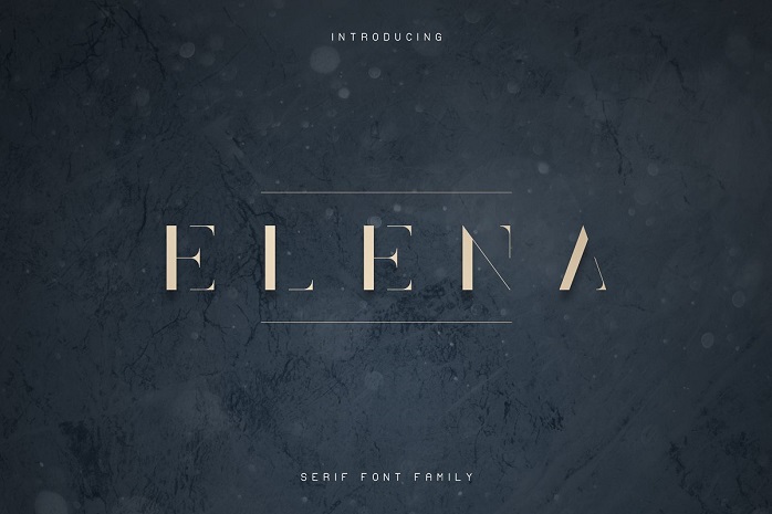 Elena Luxe Serif Font | Font Scoop
