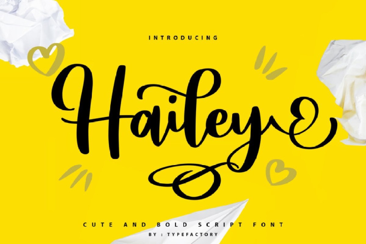 Hailey Font | Font Scoop