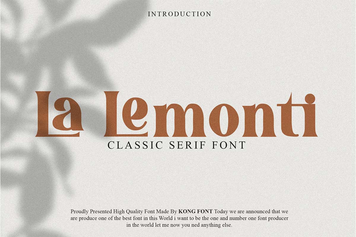 La Lemonti Font | Font Scoop