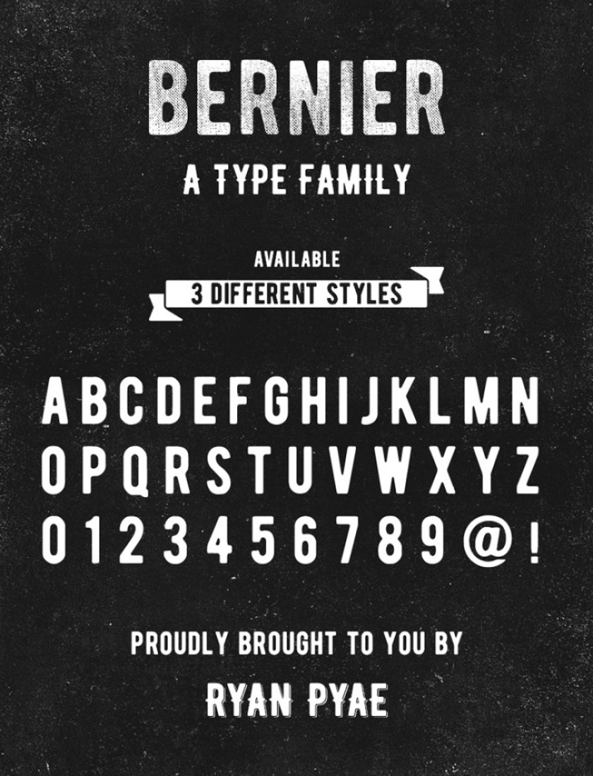Bernier Font Family | Font Scoop
