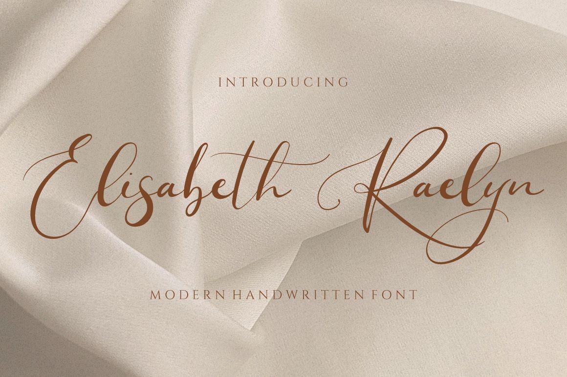 Elisabeth Raelyn Font | Font Scoop