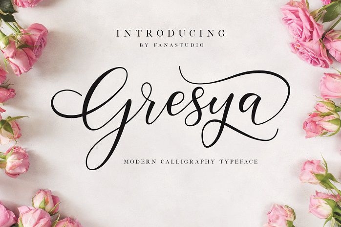 Gresya Script Font | Font Scoop