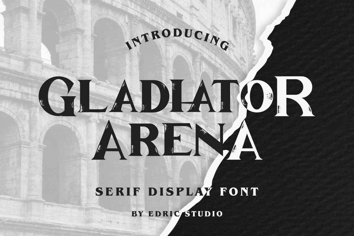 Gladiator Arena Font | Font Scoop