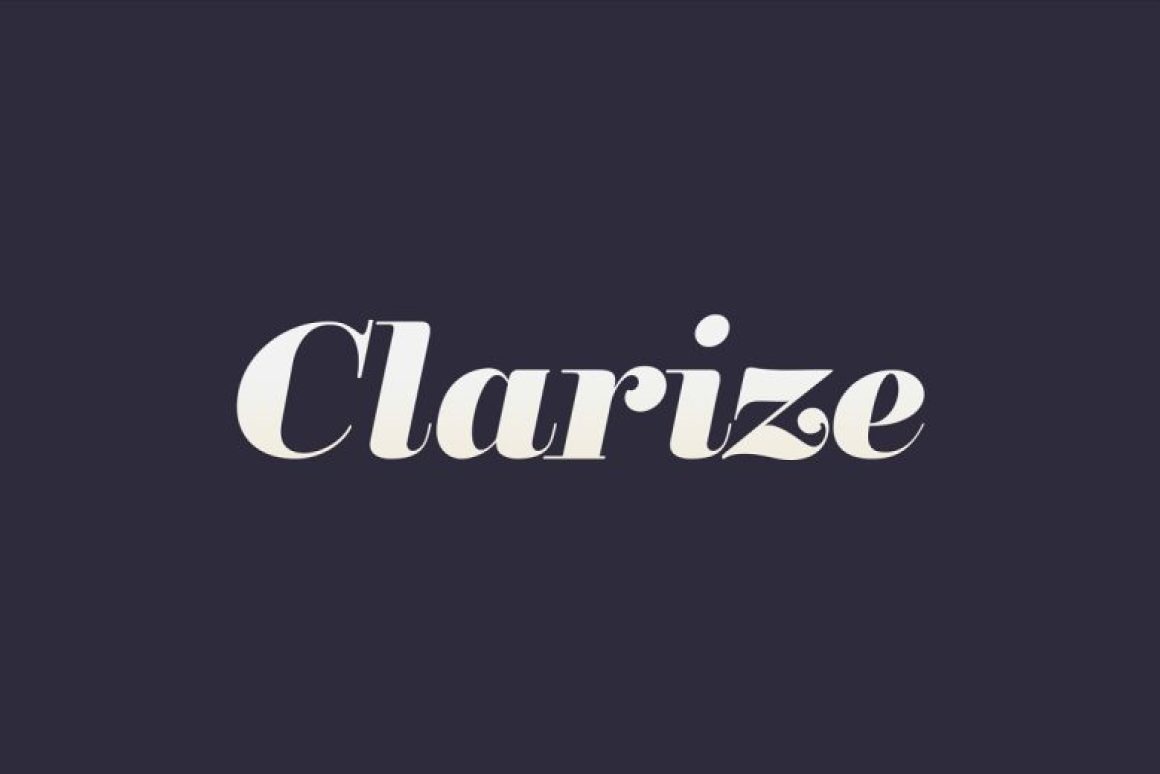 Clarize Font Family | Font Scoop