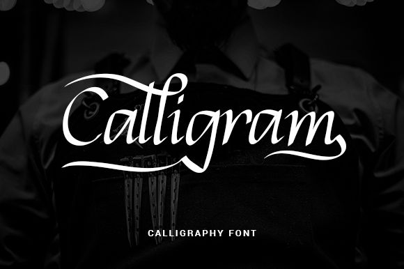 Calligram Calligraphy Font | Font Scoop