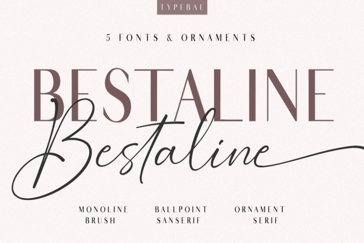 Bestaline Font | Font Scoop