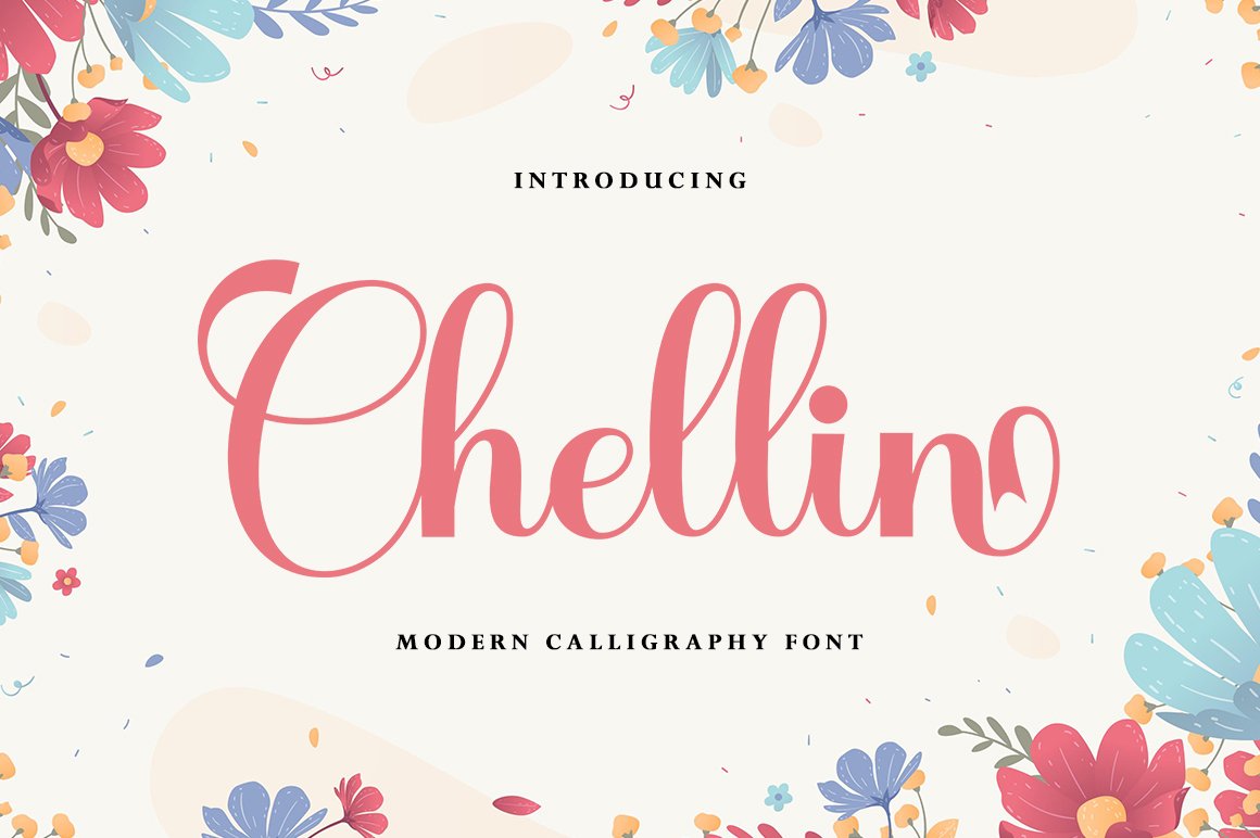 Chellin Font | Font Scoop
