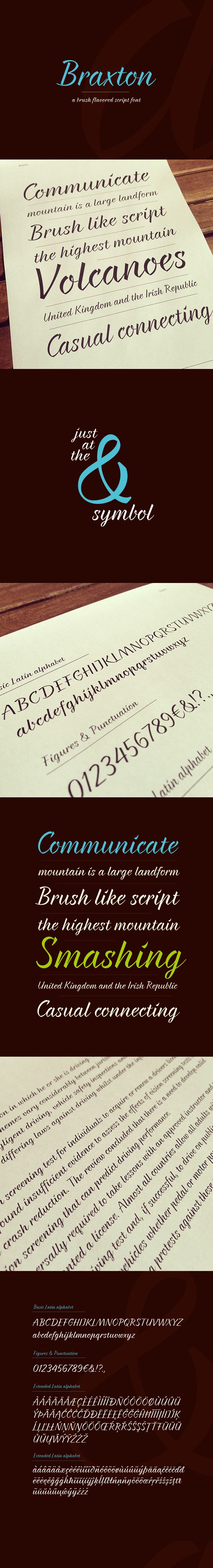 Braxton Free Font | Font Scoop