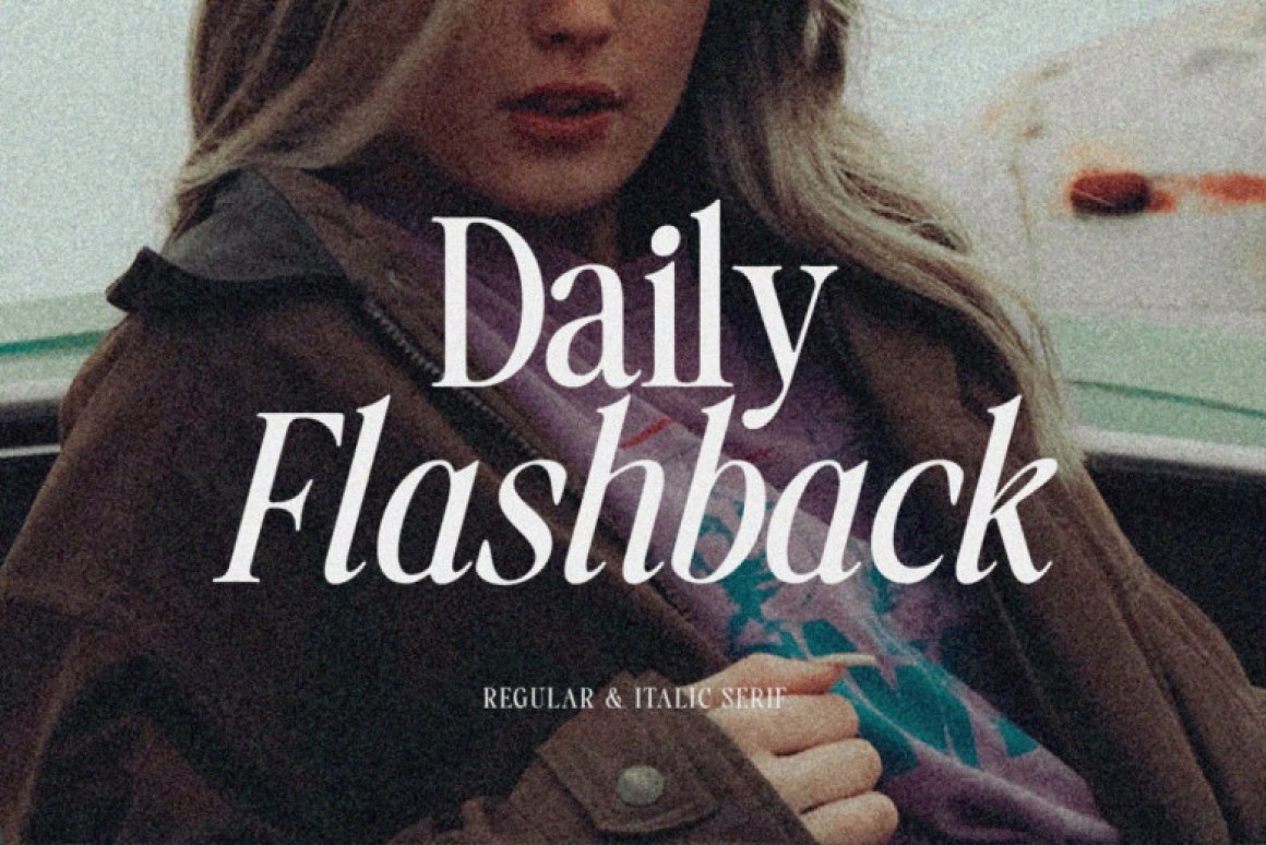 Daily Flashback Font | Font Scoop
