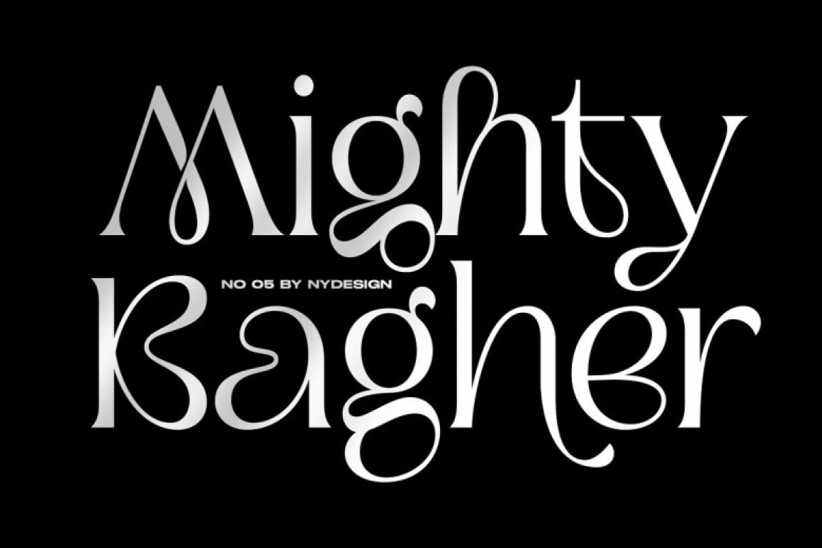 Mighty Bagher Font | Font Scoop