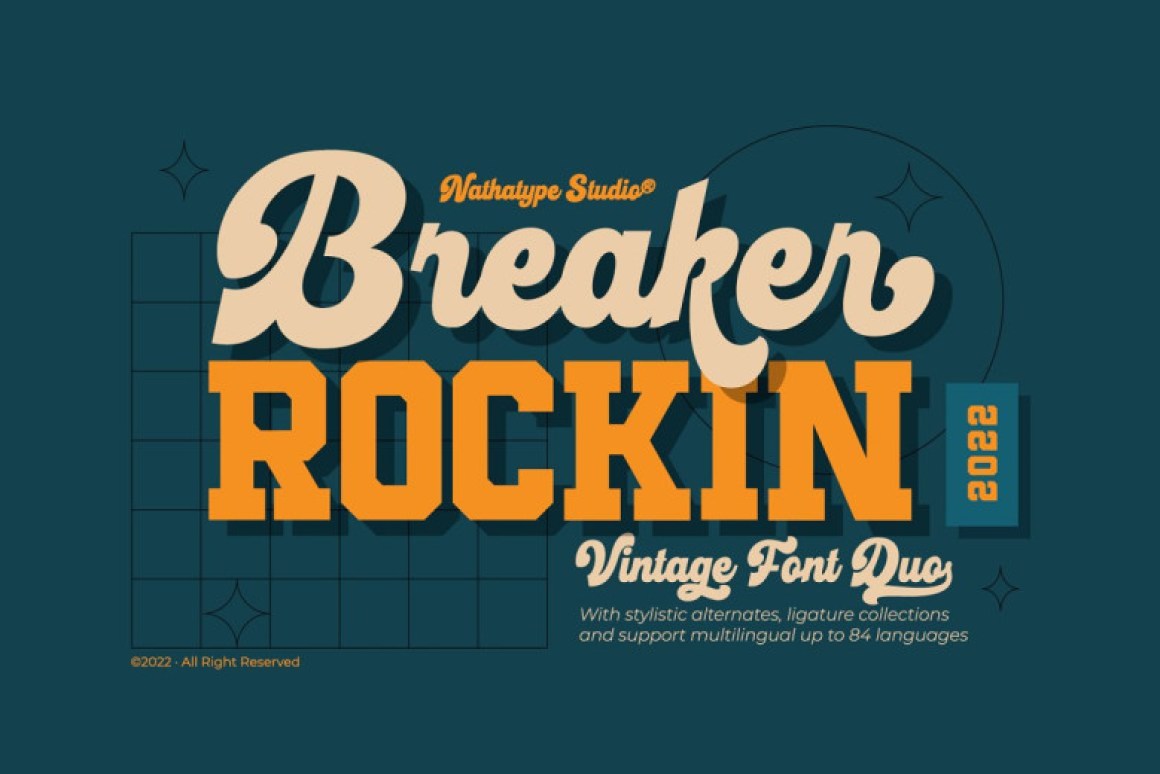 Breaker Rockin Font | Font Scoop