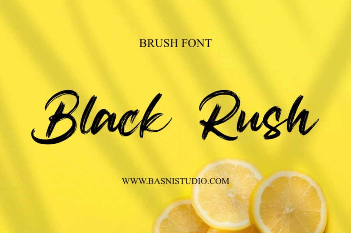 Black Rush Font | Font Scoop