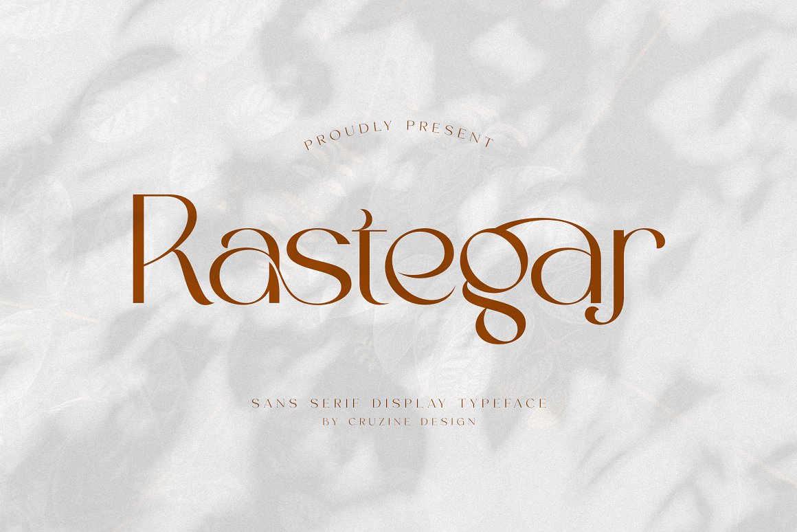 Rastegar Font | Font Scoop