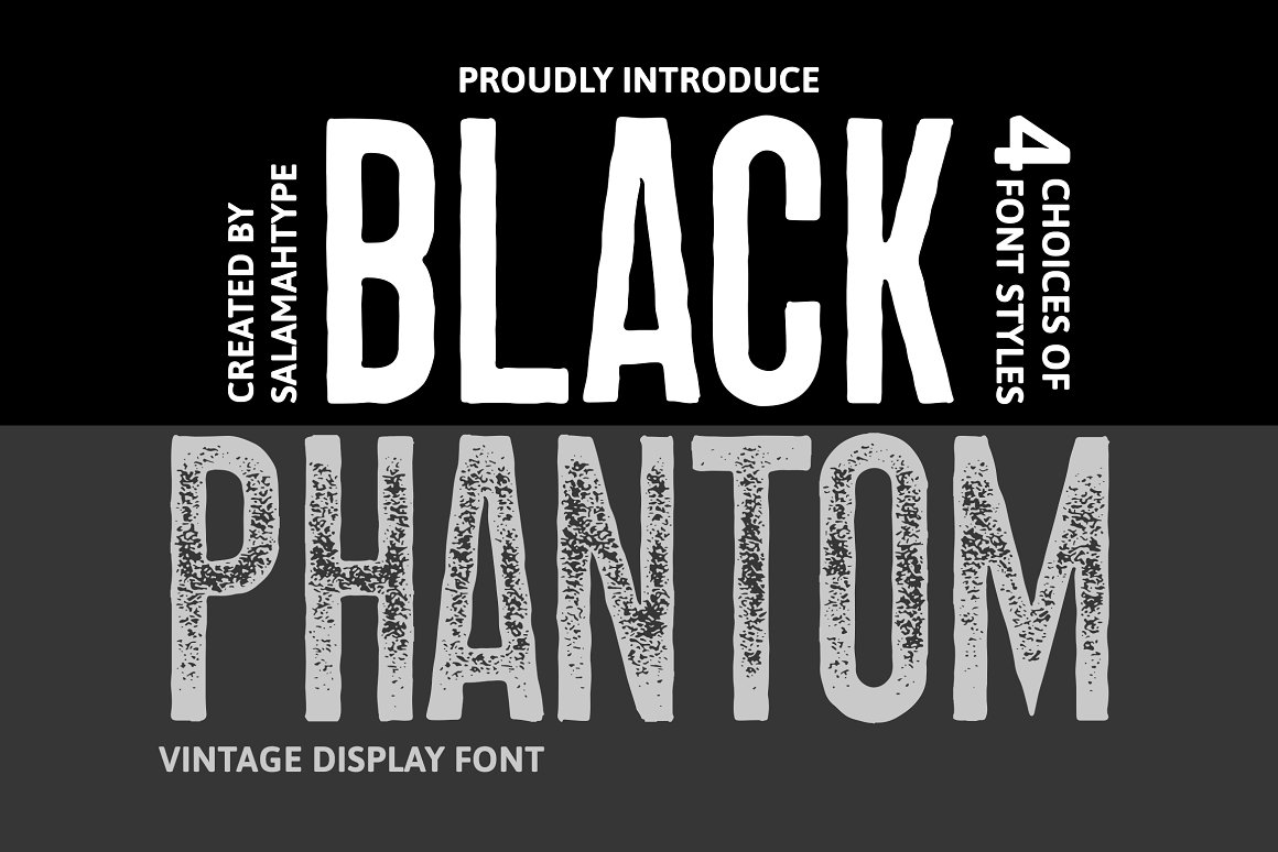 Black Phantom Font | Font Scoop