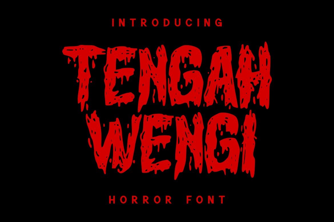 Tengah Wengi Font | Font Scoop