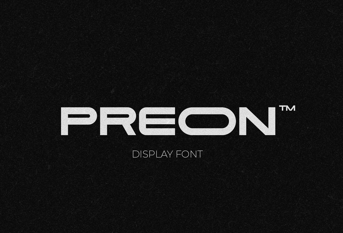 Preon Font | Font Scoop