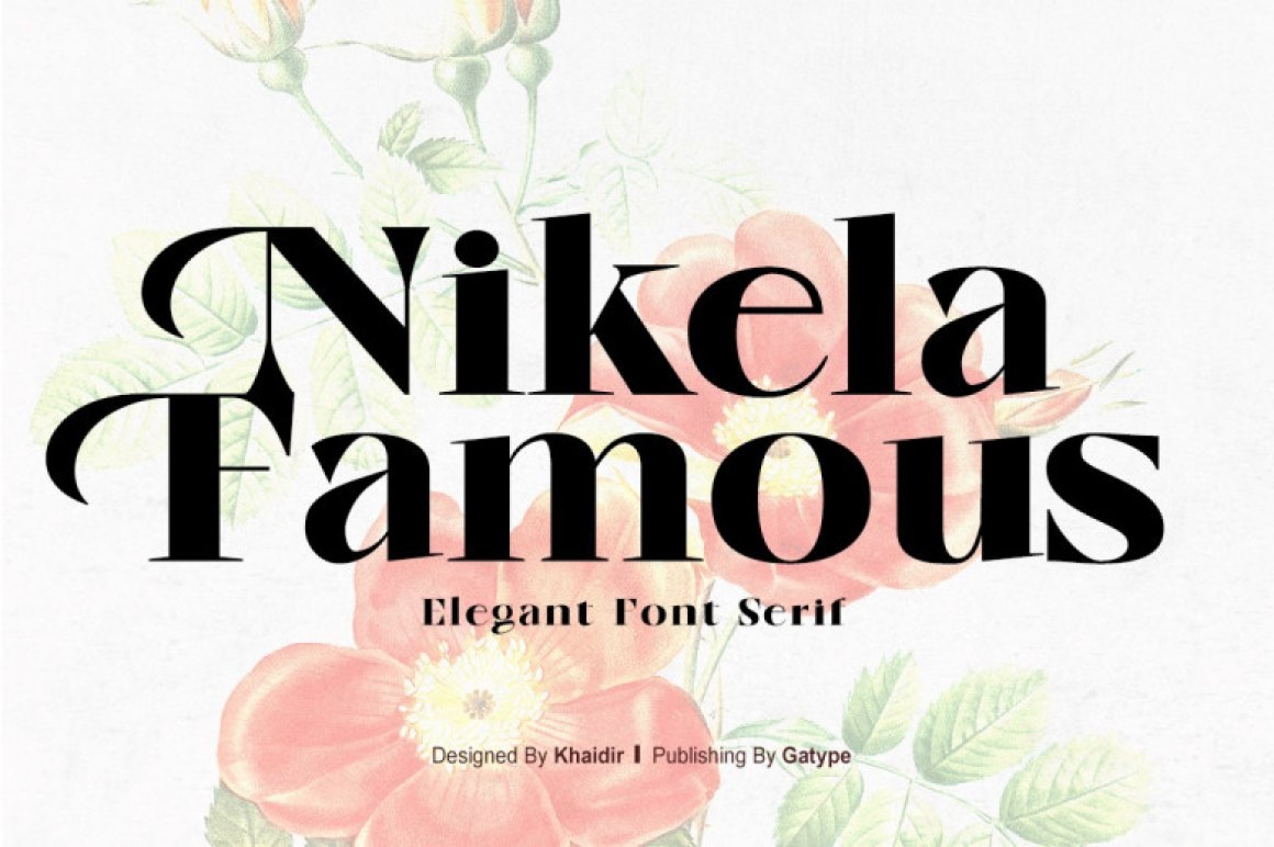 Nikela Famous Font | Font Scoop