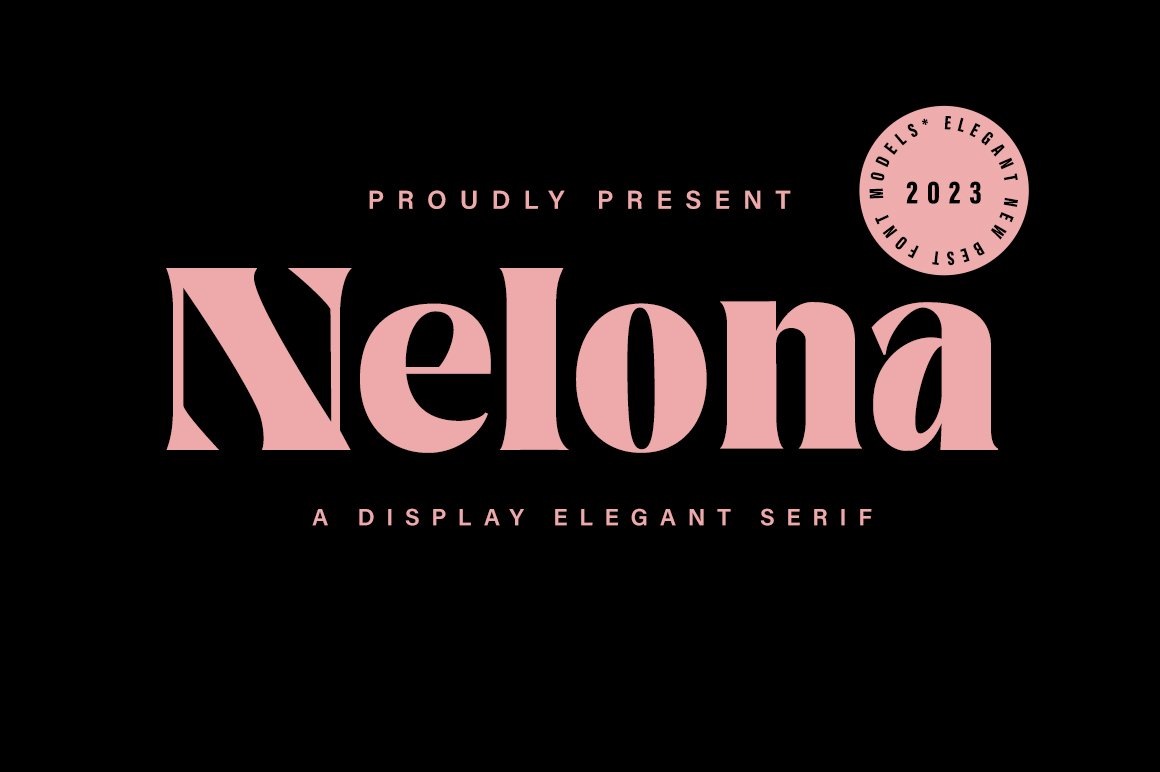 Nelona Font Font Scoop nelona-font-font-scoop