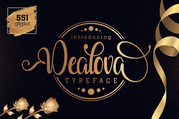 Dealova Script Font | Font Scoop