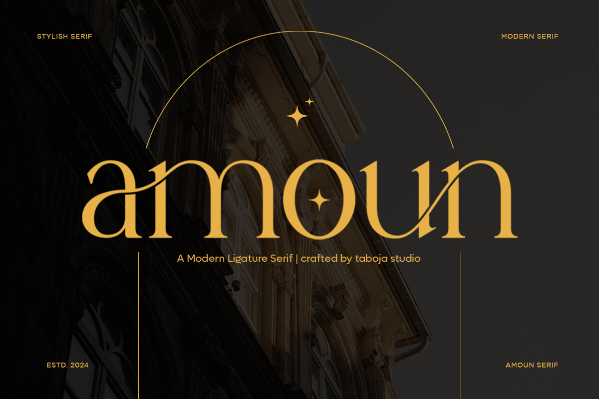 Amoun Font | Font Scoop