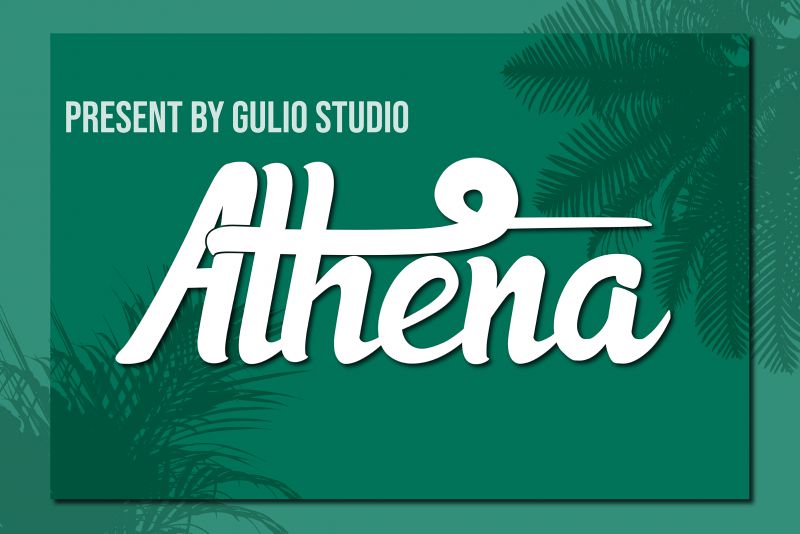 Athena Script Font | Font Scoop