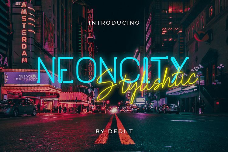 Neoncity Font Duo | Font Scoop