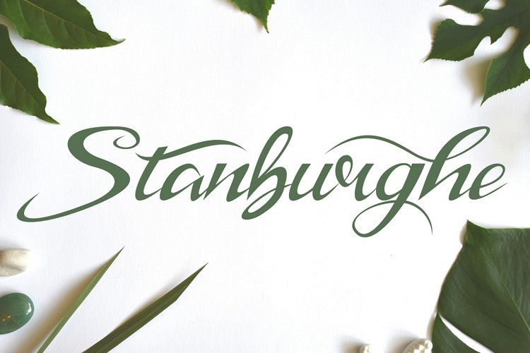Stanburghe Script Font | Font Scoop