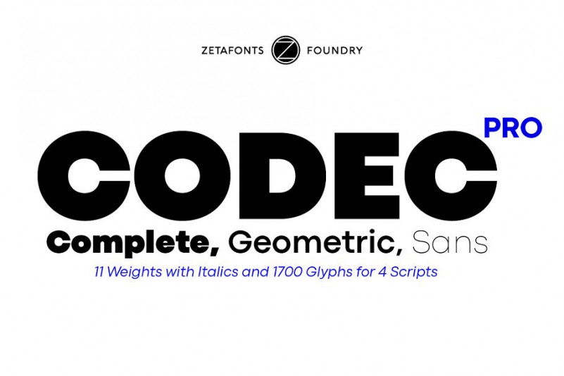 Codec Pro Sans Font Family | Font Scoop