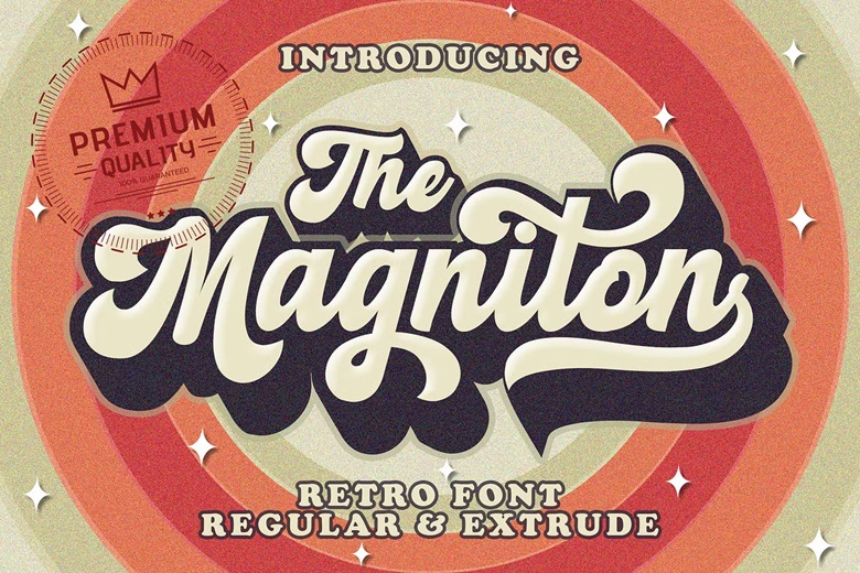 Magniton Font | Font Scoop