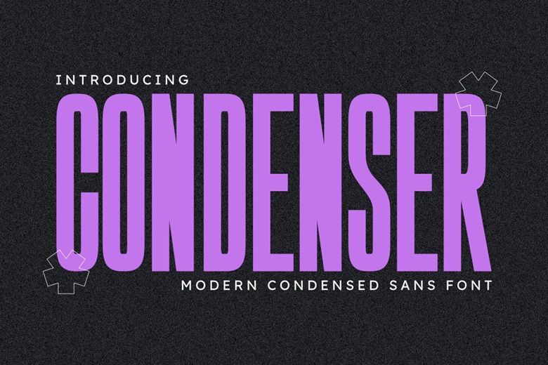 Condenser Font | Font Scoop